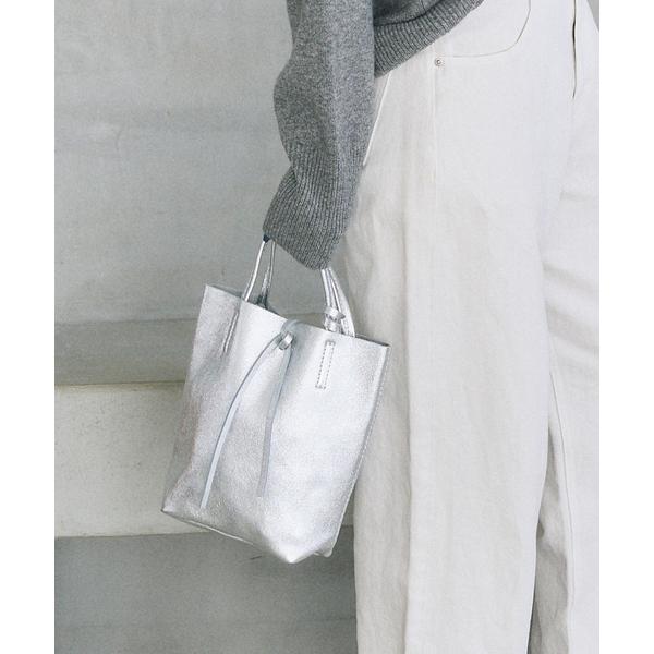 ZOZO問い合わせ番号:103409192ショップ:LE TALON，ルタロンブランド:LE TALON，ルタロン商品名:MILLELA FIRENZE/ミレッラ METALLIC MINI TOTEカテゴリ:バッグ>トートバッグブラ...