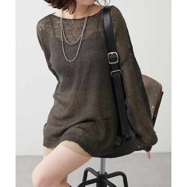 『タイムセール実施中』参考価格：4，950円発売時期：2025年07月コンディション：A（使用感なし）数回使用した程度で使用感が感じられないアイテム参考商品名：【WEB先行予約】モヘアタッチシアーニット参考品番：0852050400【商品に...