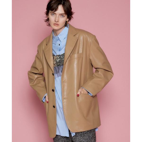 参考価格：28，600円発売時期：2023年10月コンディション：A（使用感なし）数回使用した程度で使用感が感じられないアイテム参考商品名：Vegan Leather Single Jacket/ヴィーガンレザーシングルジャケット【MAIS...