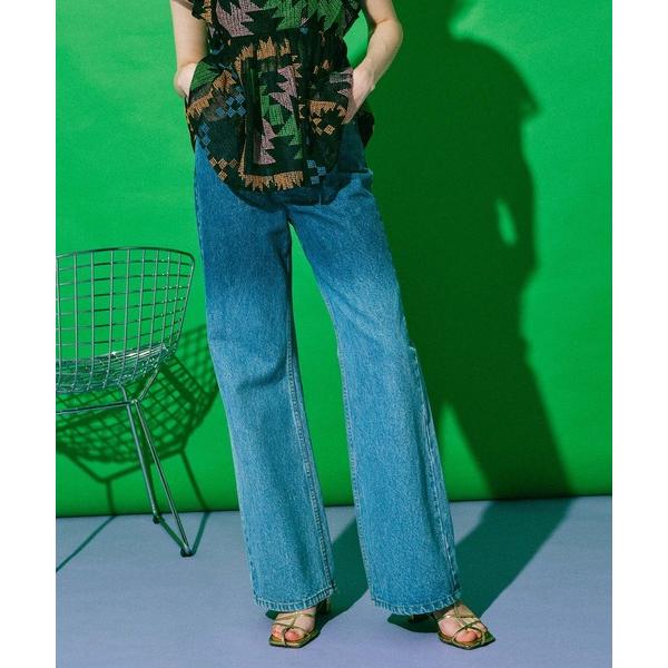 『セール実施中』参考価格：19，800円発売時期：2022年02月コンディション：A（使用感なし）数回使用した程度で使用感が感じられないアイテム参考商品名：High Waist  Gradation Denim Pants/ハイウエストグラ...