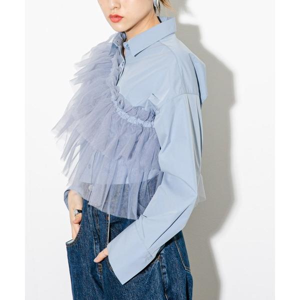 『タイムセール実施中』参考価格：7，700円発売時期：2024年01月コンディション：A（使用感なし）数回使用した程度で使用感が感じられないアイテム参考商品名：チュールSETクロップドシャツ参考品番：KB44-23J210【商品に関する注意...