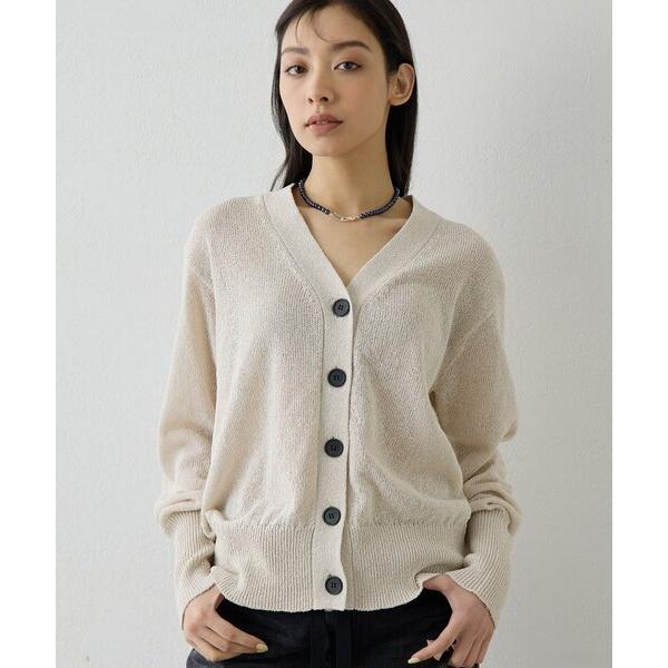 ZOZO問い合わせ番号:103432581ショップ:Whim Gazette，ウィムガゼットブランド:Whim Gazette，ウィムガゼット商品名:Vネックペーパーヤーンカーディガンカテゴリ:トップス>カーディガン/ボレロブランド品...