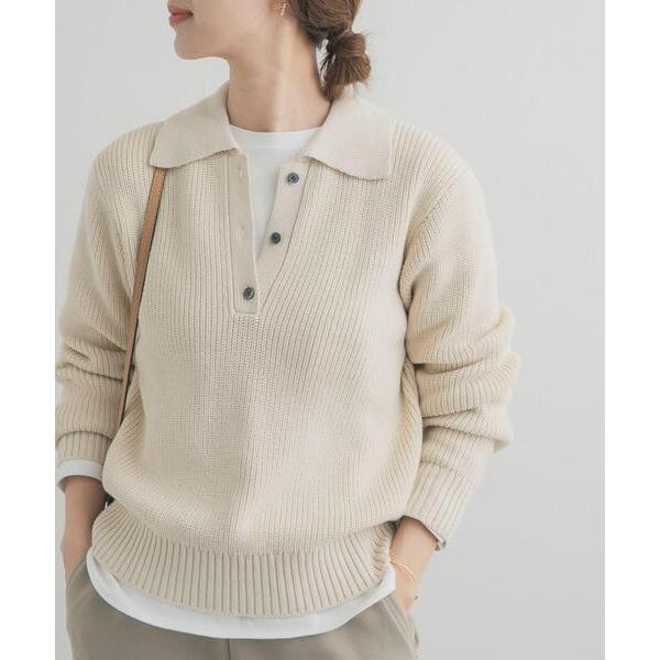 『セール実施中』ZOZO問い合わせ番号:103433520ショップ:URBAN RESEARCH DOORS，アーバン リサーチ ドアーズブランド:URBAN RESEARCH DOORS，アーバンリサーチドアーズ商品名:衿付き畦ニット |...