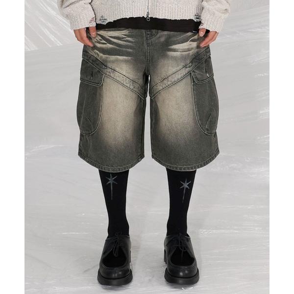 『セール実施中』ZOZO問い合わせ番号:103434036ショップ:ALAND，エーランドブランド:SAINTPAIN，セイントペイン，ALAND，エーランド商品名:【UNISEX】SAINTPAIN／PANELLEDカーゴショートパンツカ...