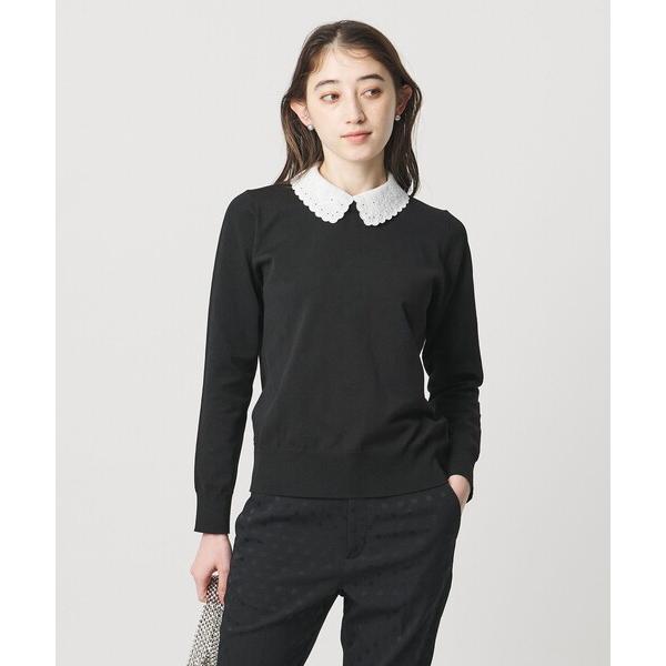 ZOZO問い合わせ番号:103434138ショップ:UNITED ARROWS，ユナイテッドアローズブランド:UNITED ARROWS，ユナイテッドアローズ商品名:レディー フラワービジュー ニット‐ ウォッシャブル‐カテゴリ:トップス&...