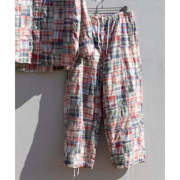 ZOZO問い合わせ番号:103434289ショップ:BEAMS MEN，ビームス メンブランド:BEAMS PLUS，ビームスプラス商品名:MIL Easy Patchwork Madrasカテゴリ:パンツ>その他パンツブランド品番:...