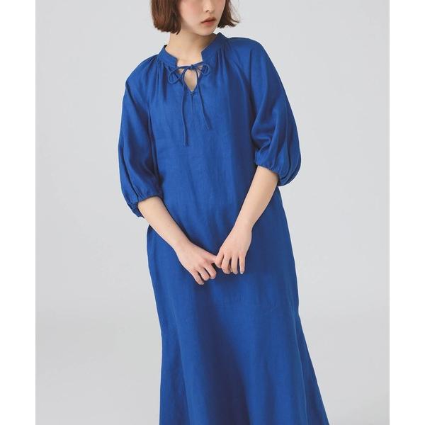 ZOZO問い合わせ番号:103434328ショップ:BEAMS WOMEN，ビームスウィメンブランド:Ray BEAMS，レイビームス商品名:リネン バルーンスリーブ ワンピースカテゴリ:ワンピース/ドレス>ワンピースブランド品番:6...