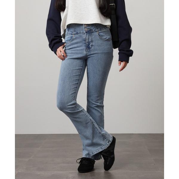 『タイムセール実施中』ZOZO問い合わせ番号:103434680ショップ:FUNALIVE，ファンアライブブランド:.WORKS，ドットワークス，FUNALIVE，ファンアライブ商品名:.works　ストレッチデニム3個釦フレアー股下カテゴ...