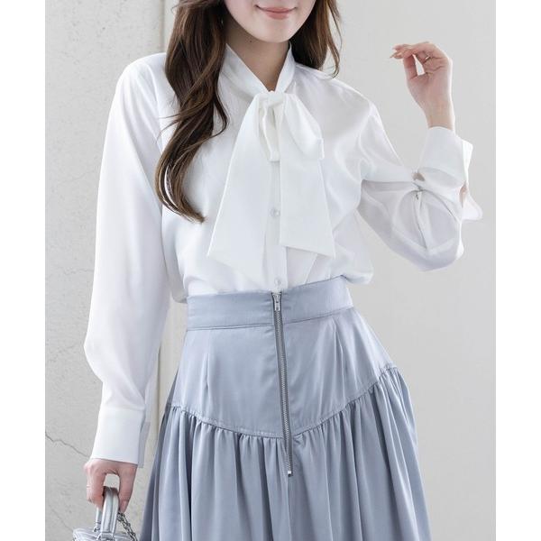 『セール実施中』ZOZO問い合わせ番号:103434709ショップ:clear，クリアブランド:clear，クリア商品名:マルチアソートボウタイリボンブラウス[オフィスカジュアル 着回し抜群 大人]カテゴリ:トップス>シャツ/ブラウス...