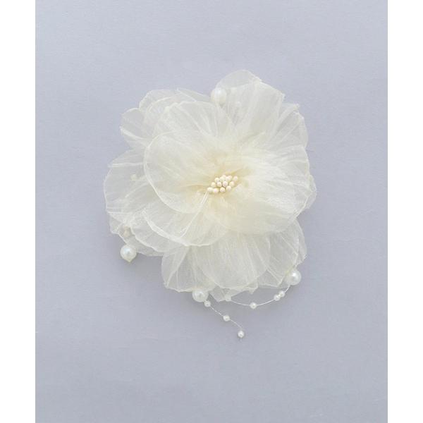 ZOZO問い合わせ番号:103434845ショップ:sugar nine，シュガーナインブランド:sugar nine，シュガーナイン商品名:シフォン生地パールフラワーコサージュ【卒業袴小物】カテゴリ:水着/着物・浴衣>和装小物ブラン...