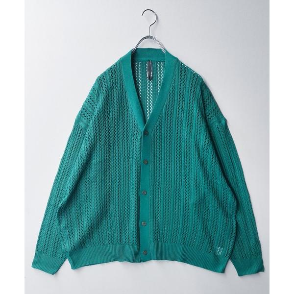 『タイムセール実施中』参考価格：7，590円発売時期：2023年01月コンディション：A（使用感なし）数回使用した程度で使用感が感じられないアイテム参考商品名：透かし編みルーズニットカーディガン/レディース メンズ参考品番：323901H【...