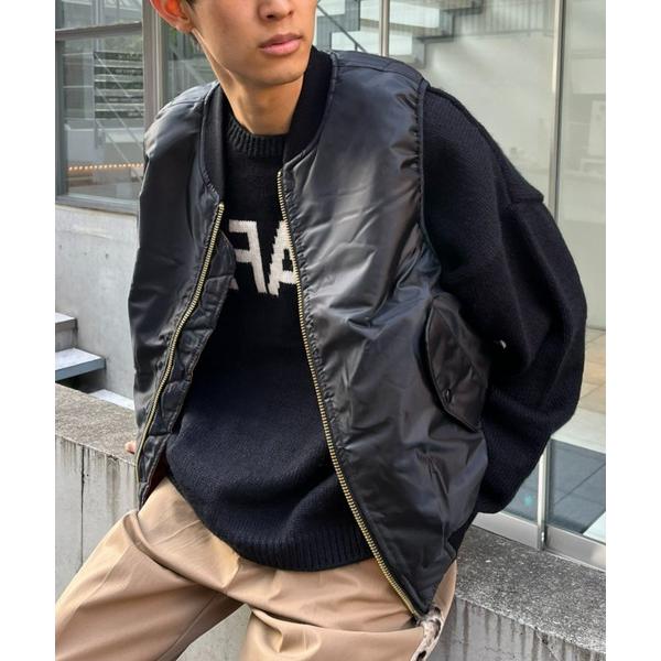 参考価格：20，900円発売時期：2022年12月コンディション：C（やや使用感あり）使用感があり、やや気になる傷や汚れがあるアイテム首周り・すそ周り：毛玉参考商品名：【THRIFTY LOOK/ROTHCO】MA1 remake vest...