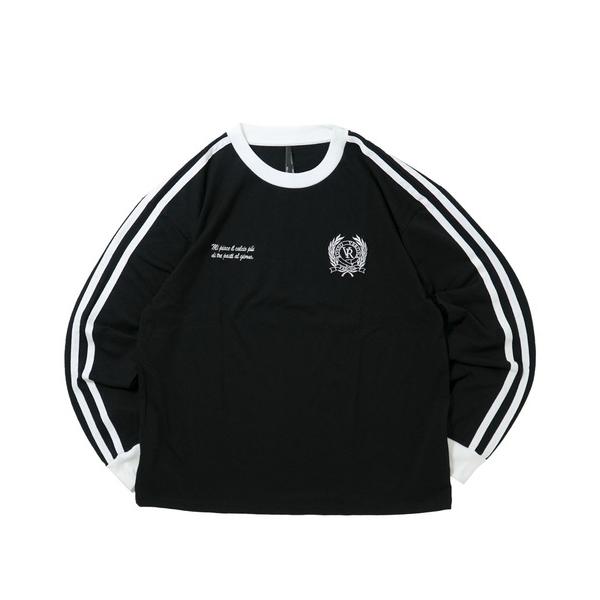 『セール実施中』参考価格：5，500円発売時期：2024年08月コンディション：B（目立つ使用感なし）使用感が少ない、または気にならないアイテム首周り・袖口：汚れ、毛玉参考商品名：oversize sleeve line ringer lo...