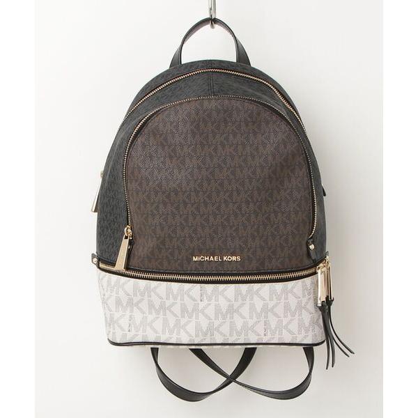 『タイムセール実施中』参考価格：55，000円発売時期：2020年03月コンディション：A（使用感なし）数回使用した程度で使用感が感じられないアイテム付属品：保存袋・タグ参考商品名：RHEA ジップ バックパック ミディアム - MKシグネ...