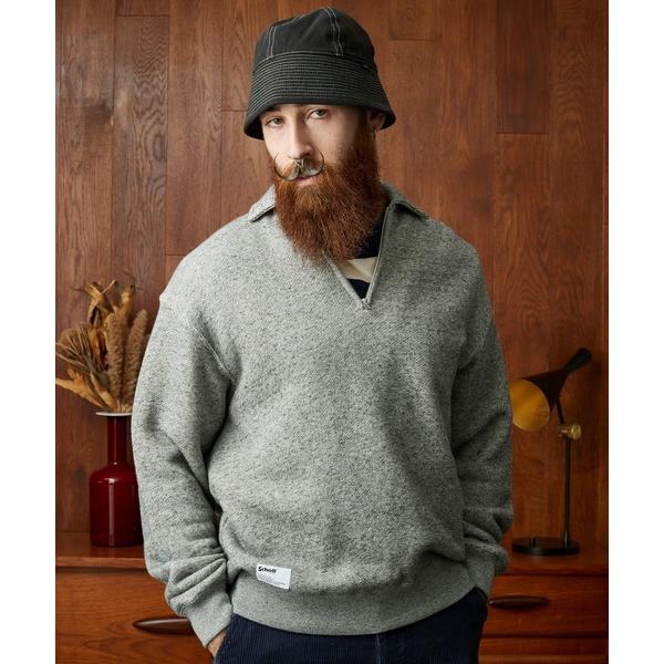 参考価格：16，500円発売時期：2024年09月コンディション：A（使用感なし）数回使用した程度で使用感が感じられないアイテム参考商品名：Schott/ショット/SALT AND PEPPER HALF ZIP SWEAT/ソルトアンドペ...