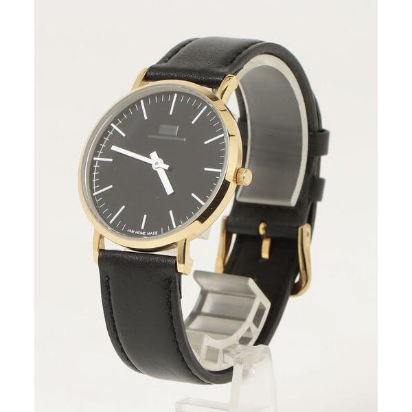 参考価格：20，900円発売時期：2020年01月コンディション：B（目立つ使用感なし）使用感が少ない、または気にならないアイテム表面：傷参考商品名：ジャムウォッチ TYPE-3 アナログ ウォッチ レザーバンド ブラック ＆ ゴールド ブ...