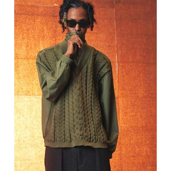 参考価格：15，400円発売時期：2024年01月コンディション：B（目立つ使用感なし）使用感が少ない、または気にならないアイテム全体的：色あせ、型崩れ内側：ほつれ参考商品名：《UNISEX》Cable Knit Combination P...