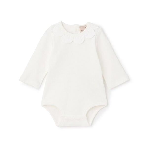 ※このアイテムは返品・交換対象外商品です。ZOZO問い合わせ番号:103470094ショップ:petit main，プティマインブランド:petit main，プティマイン商品名:スカラップ衿ロンパースカテゴリ:ママ＆ベビー>ロンパー...