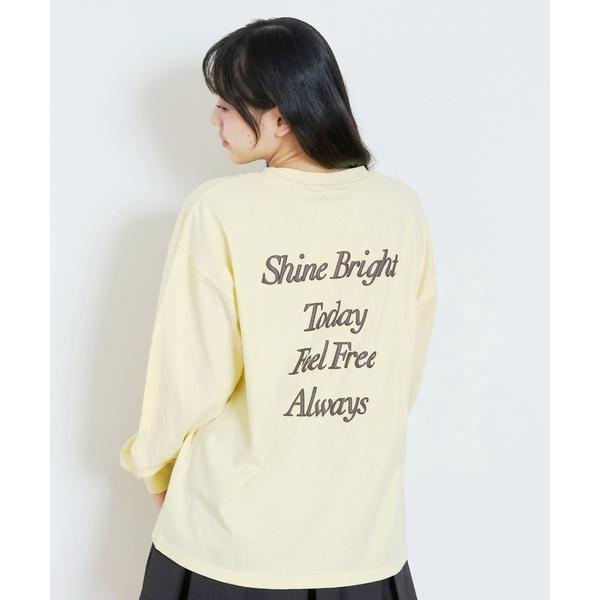 ZOZO問い合わせ番号:103470104ショップ:NARUMIYA ONLINE，ナルミヤ オンラインブランド:LOVETOXIC，ラブトキシック商品名:【GOODPRICE】【綿100%】バックロゴカラー長袖Tカテゴリ:トップス>...