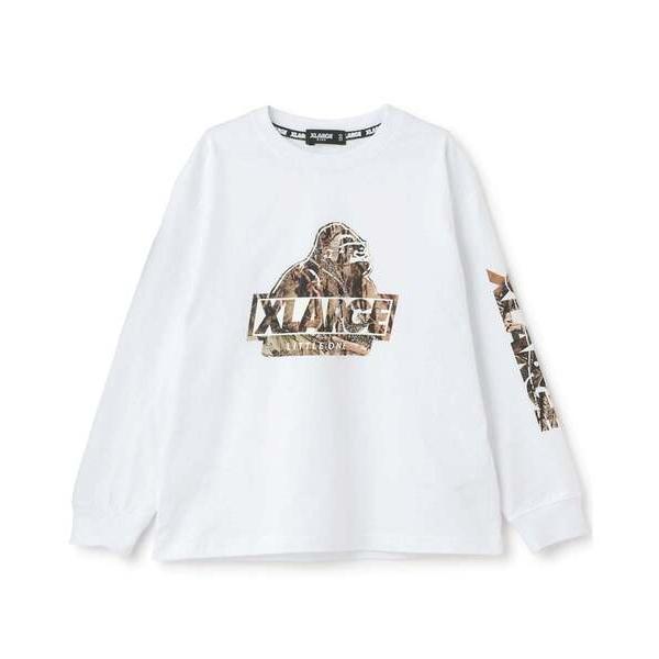 ZOZO問い合わせ番号:103470122ショップ:X-girl Stages，エックスガール ステージスブランド:XLARGE KIDS，エクストララージキッズ商品名:ツリーカモOG 長袖Tシャツカテゴリ:トップス>Tシャツ/カット...