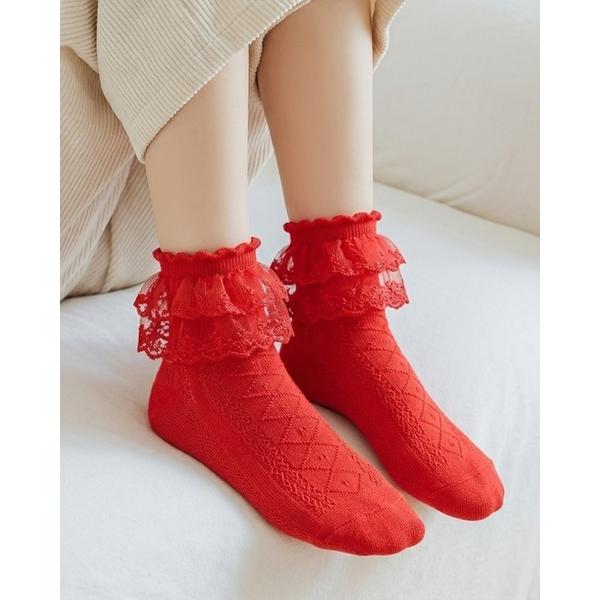 『セール実施中』※このアイテムは返品・交換対象外商品です。ZOZO問い合わせ番号:103470182ショップ:petit main，プティマインブランド:Lycee mine，リセマイン，petit main，プティマイン商品名:レース付ソ...