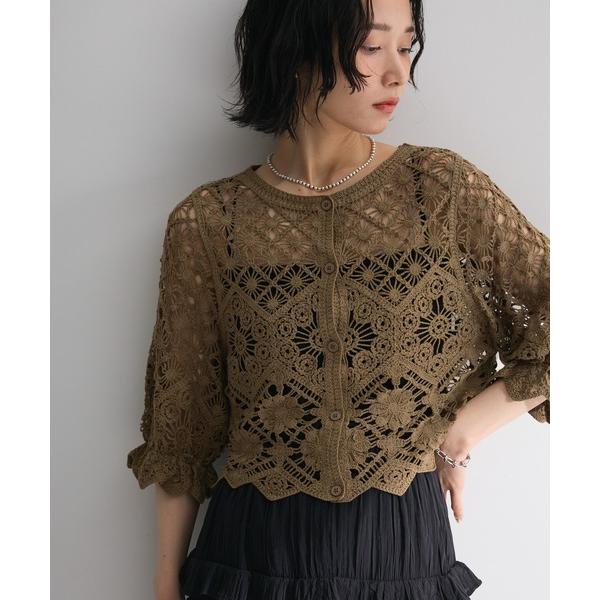 『タイムセール実施中』参考価格：5，940円発売時期：2025年06月コンディション：A（使用感なし）数回使用した程度で使用感が感じられないアイテム参考商品名：・SUGAR SPOON 2wayクロシェカーディガン参考品番：06000640...