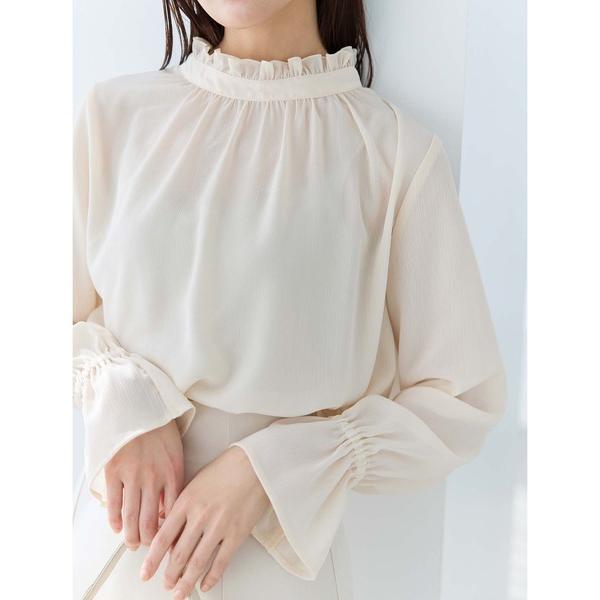 『セール実施中』参考価格：6，490円発売時期：2024年03月コンディション：A（使用感なし）数回使用した程度で使用感が感じられないアイテム参考商品名：キャンディースリーブシアーブラウス参考品番：ES24S8008【商品に関する注意事項】...