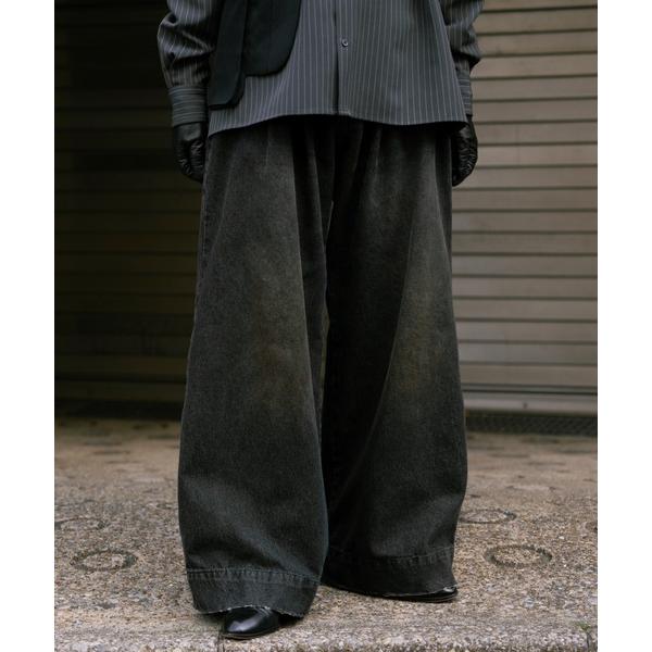 参考価格：8，800円発売時期：2025年02月コンディション：S（新品同様）タグ付きの未使用、または新品同様のアイテム付属品：タグ参考商品名：Wide buggy vintage like denim pants ’’ Mud dyein...