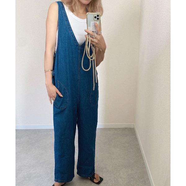 『セール実施中』参考価格：6，490円発売時期：2022年07月コンディション：A（使用感なし）数回使用した程度で使用感が感じられないアイテム参考商品名：2way denim salopette / 2wayデニムサロペット参考品番：627...