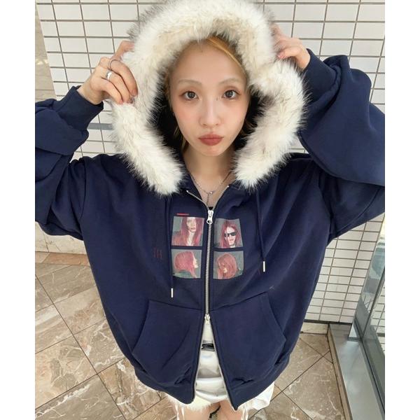 『セール実施中』参考価格：8，800円発売時期：2025年07月コンディション：A（使用感なし）数回使用した程度で使用感が感じられないアイテム参考商品名：【25quee】カコウプリントZIPパーカー/580779参考品番：580779【商品...