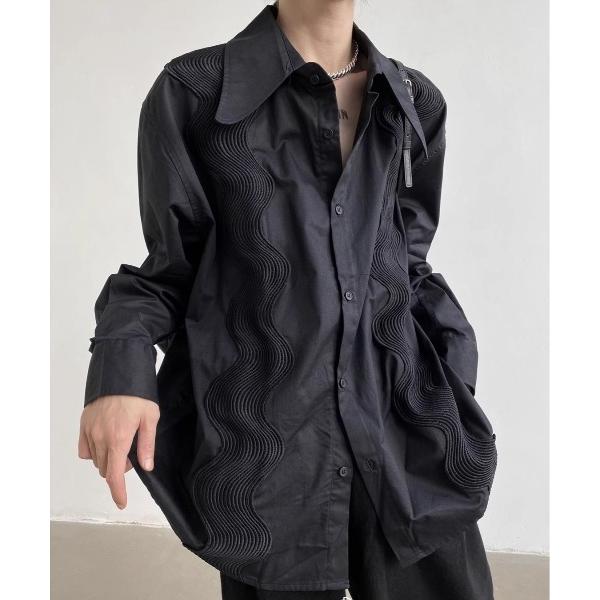 『セール実施中』参考価格：4，280円発売時期：2024年11月コンディション：A（使用感なし）数回使用した程度で使用感が感じられないアイテム参考商品名：フランス式 重工波 刺繍 白色 長袖 シャツ参考品番：F12448103【商品に関する...