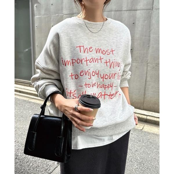 参考価格：4，590円発売時期：2024年11月コンディション：B（目立つ使用感なし）使用感が少ない、または気にならないアイテム袖口・前身頃：汚れ袖口・内側：毛玉参考商品名：裏起毛ロゴエンブロイダリースウェットトップス参考品番：600239...