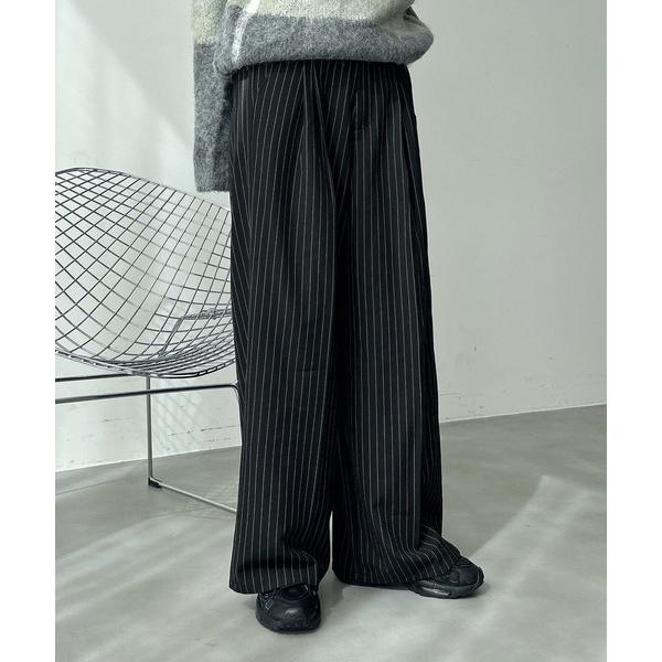 ZOZO問い合わせ番号:103505640ショップ:Avenue，アヴェニューブランド:UNDERSTATEMENTs，アンダーステイトメント，AUREN，オーレン商品名:【ユニセックス】アソートイージーワイドスラックス/ストライプ/チェッ...