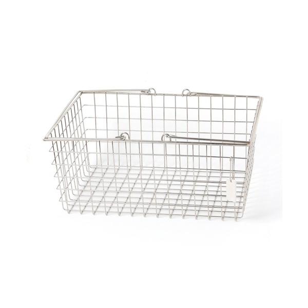 ZOZO問い合わせ番号:103505718ショップ:LAKOLE，ラコレブランド:LAKOLE，ラコレ商品名:ワイヤーバスケットハンドル(L) / 630127カテゴリ:インテリア>収納グッズブランド品番:630127素材:鉄(ニッケ...