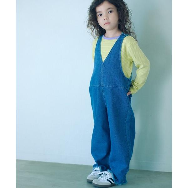 ZOZO問い合わせ番号:103505725ショップ:green label relaxing，グリーンレーベル リラクシングブランド:green label relaxing，グリーンレーベルリラクシング商品名:デニム サロペット / キッ...
