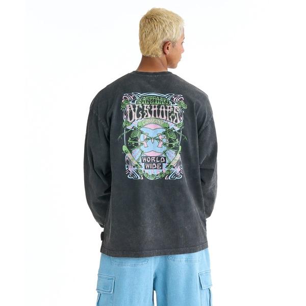 ZOZO問い合わせ番号:103505787ショップ:DC SHOES，ディーシーブランド:DC SHOES，ディーシーシューズ商品名:DC SHOES メンズ 26 DOUBLE SKULL LS ロンT 長袖Tシャツ【2026年春夏モデル...