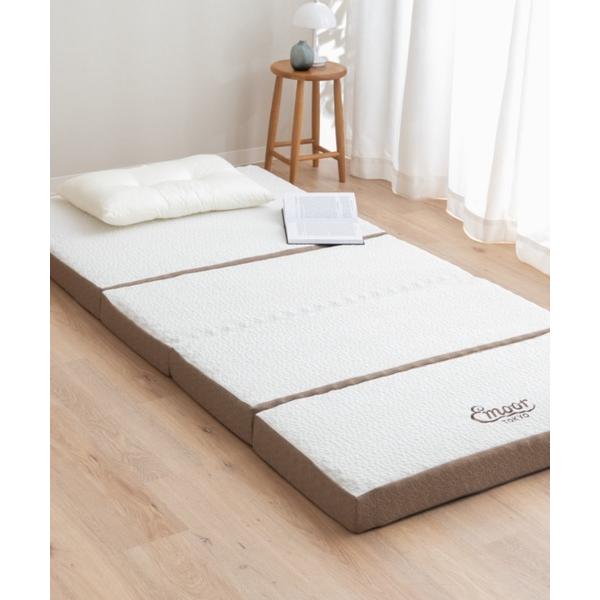 ZOZO問い合わせ番号:103505947ショップ:EMOOR，エムールブランド:EMOOR，エムール商品名:Nestleap(ネストリープ) ５つ折りマットレス シングルカテゴリ:インテリア>寝具ブランド品番:so-nestleap...