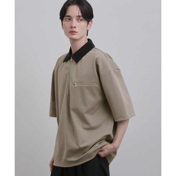 ZOZO問い合わせ番号:103506344ショップ:tk.TAKEO KIKUCHI，ティーケー タケオキクチブランド:tk.TAKEO KIKUCHI，ティーケータケオキクチ商品名:【人気商品！】カラースイッチハーフジップポロ/ドロップシ...