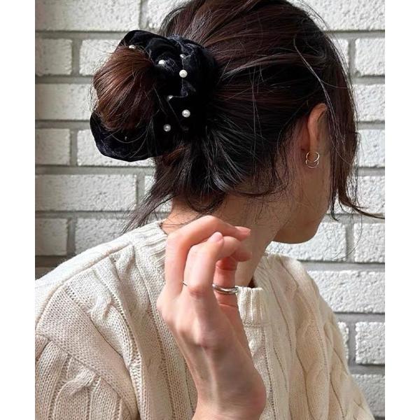 『セール実施中』ZOZO問い合わせ番号:103506421ショップ:Auntie Rosa，アンティローザブランド:E&amp;C closet…，イーアンドシークローゼット商品名:『週末限定半額の大セール』ランダムパールベロアシュシュ（小...