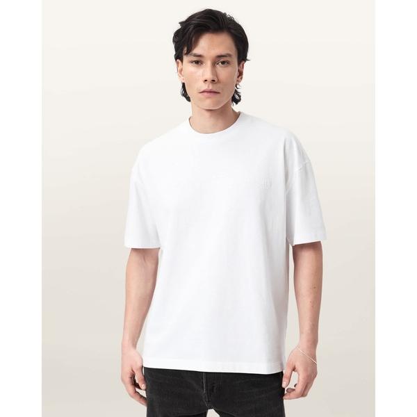 ZOZO問い合わせ番号:103506572ショップ:ALLSAINTS，オールセインツブランド:ALLSAINTS，オールセインツ商品名:XANDER FLOCKED LOGO OVERSIZED T-SHIRT | XANDER フロック...