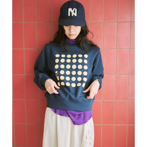 ZOZO問い合わせ番号:103506720ショップ:common gull products.，コモンガルプロダクツブランド:common gull products.，コモンガルプロダクツ商品名:ドットグラフィック裏毛スウェットカテゴリ:...