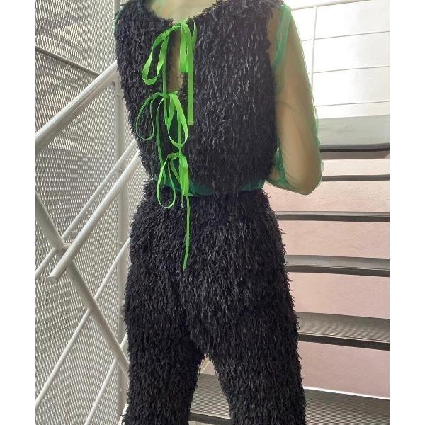 ZOZO問い合わせ番号:103507252ショップ:VIBGYOR，ヴィブジョーブランド:ENCLOSURE，エンクロージャー，VIBGYOR，ヴィブジョー商品名:【ENCLOSURE】Eco feather wide pantsカテゴリ:...