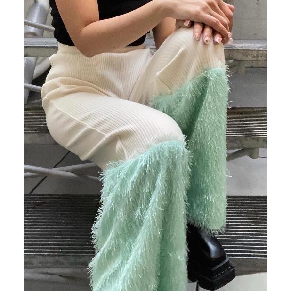 ZOZO問い合わせ番号:103507257ショップ:VIBGYOR，ヴィブジョーブランド:ENCLOSURE，エンクロージャー，VIBGYOR，ヴィブジョー商品名:【ENCLOSURE】Eco fur docking lib pantsカテ...