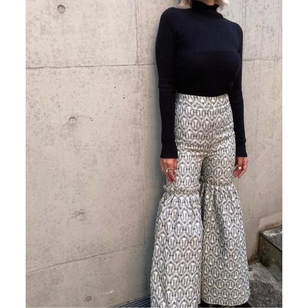 ZOZO問い合わせ番号:103507266ショップ:VIBGYOR，ヴィブジョーブランド:ENCLOSURE，エンクロージャー，VIBGYOR，ヴィブジョー商品名:【ENCLOSURE】Under flare JQ pantsカテゴリ:パン...