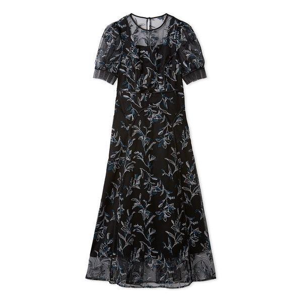 ZOZO問い合わせ番号:103507443ショップ:LILY BROWN，リリー ブラウンブランド:LILY BROWN，リリーブラウン商品名:パネルラインエンブロイダリ―ドレスカテゴリ:ワンピース/ドレス>ドレスブランド品番:LWF...