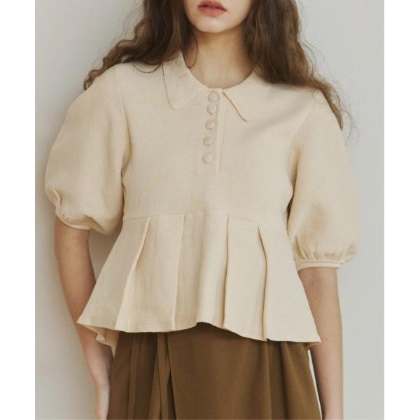 ZOZO問い合わせ番号:103507809ショップ:IF Div.，アイエフディビジョンブランド:OLUN，オルン商品名:peplum knit tops/ペプラムニットトップスカテゴリ:トップス>ニット/セーターブランド品番:138...