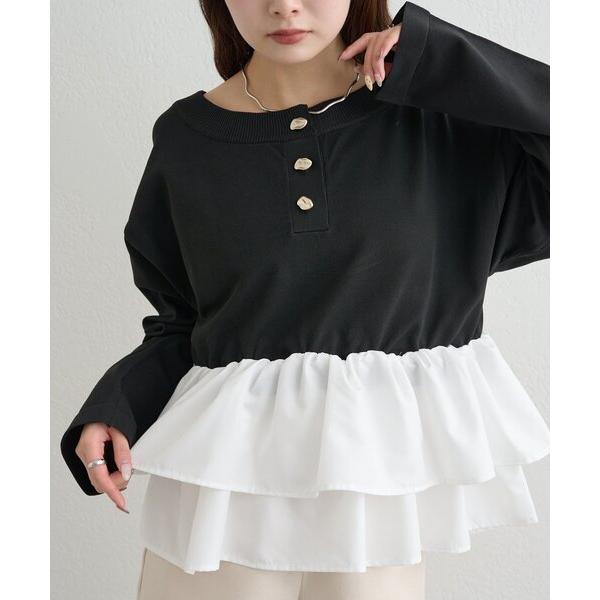 ZOZO問い合わせ番号:103508303ショップ:mystic，ミスティックブランド:mystic，ミスティック商品名:【4色展開◎】ペプラムヘンリーニットカテゴリ:トップス>ニット/セーターブランド品番:MYZ1061105A00...