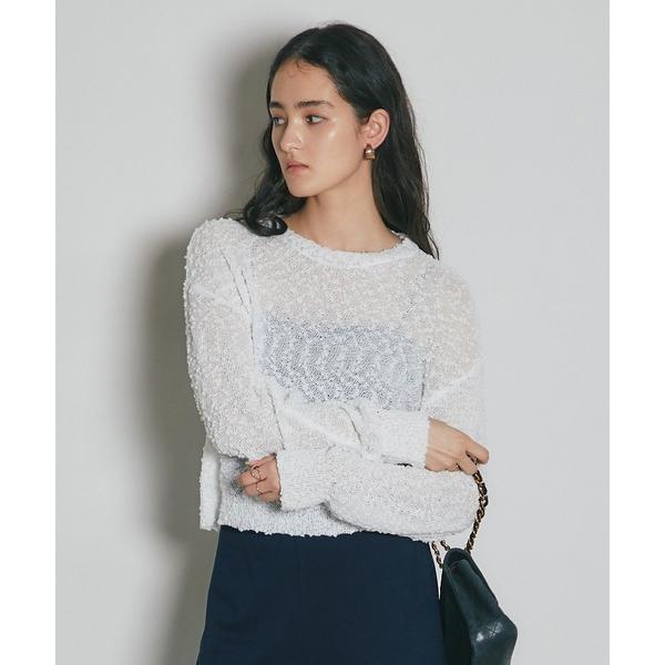 ZOZO問い合わせ番号:103508744ショップ:tocco closet／&amp;. NOSTALGIA，トッコ　クローゼット　／　アンドドットノスタルジアブランド:ARVELLIA，アルベリア商品名:POPCORN KNIT TOP...