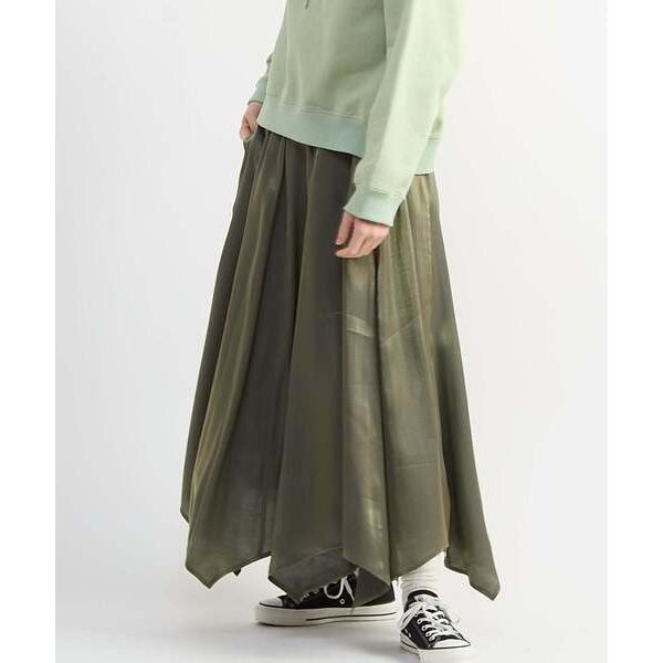 ZOZO問い合わせ番号:103509170ショップ:CONVERSE TOKYO，コンバーストウキョウブランド:CONVERSE TOKYO，コンバーストウキョウ商品名:CHAMBRAY STAR CUT FLARE SKIRTカテゴリ:ス...