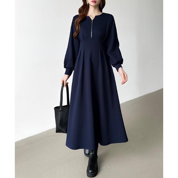 『セール実施中』参考価格：7，620円発売時期：2025年11月コンディション：B（目立つ使用感なし）使用感が少ない、または気にならないアイテム全体的：色あせ参考商品名：前後2wayで楽しめる ウエストタックワンピース 長袖 ハーフジップ ...